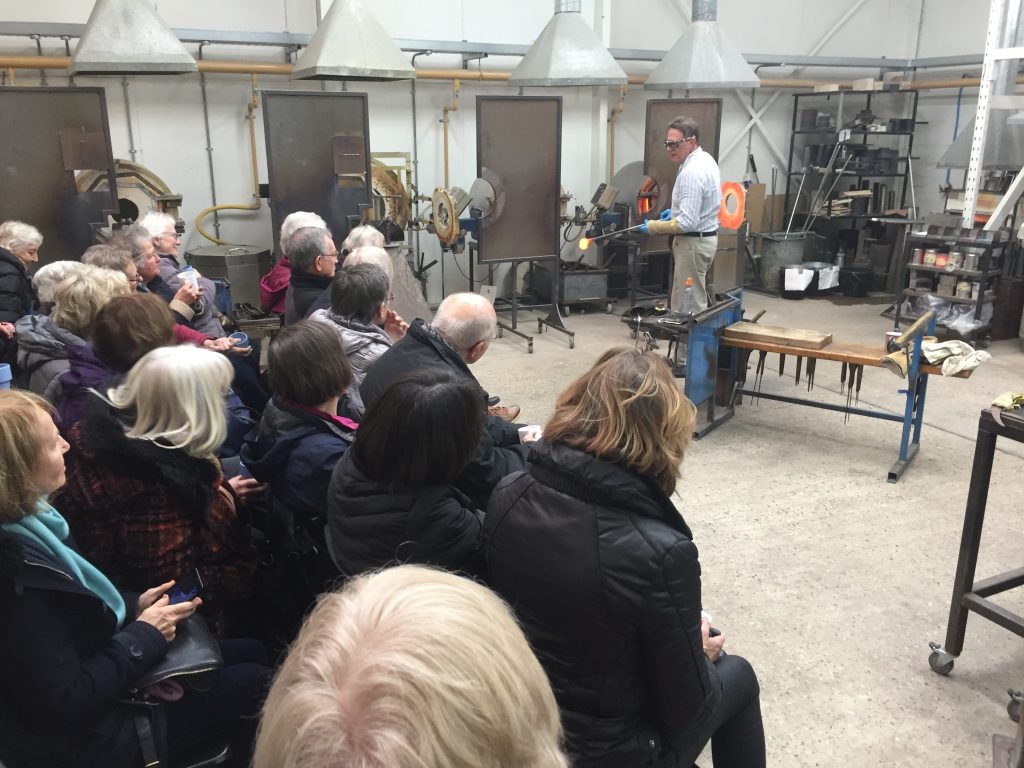 Visit to the Adam Aaronson glassblowing studio – 31 January – The Arts ...
