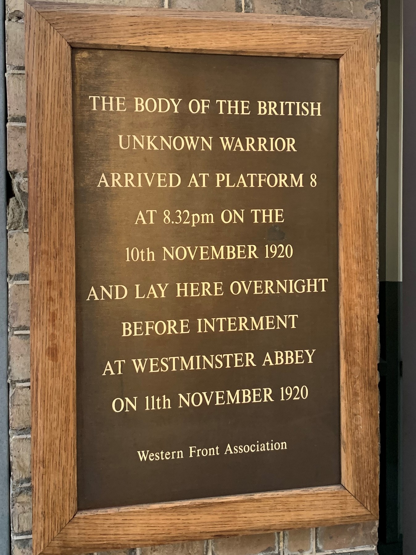 Virtual Tour – The Final Journey of the Unknown Warrior – Tuesday 15 ...